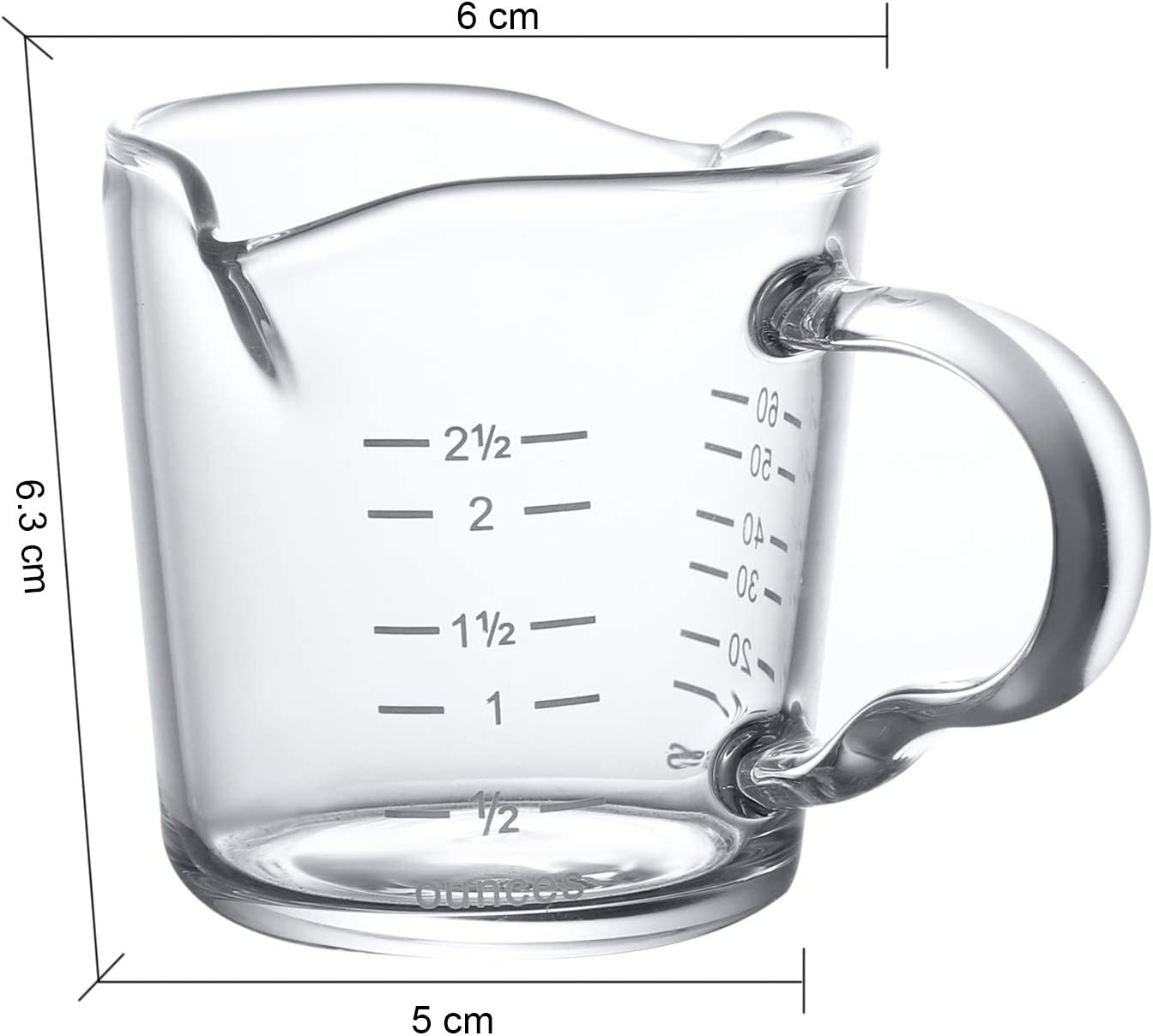 70ML Δοσομετρικό Ποτηράκι με Διπλό Στόμιο | Barista eShop