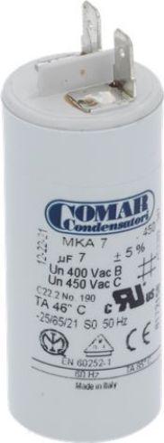 MOTOR CAPACITOR 230V 7µF ASTORIA | Barista eShop